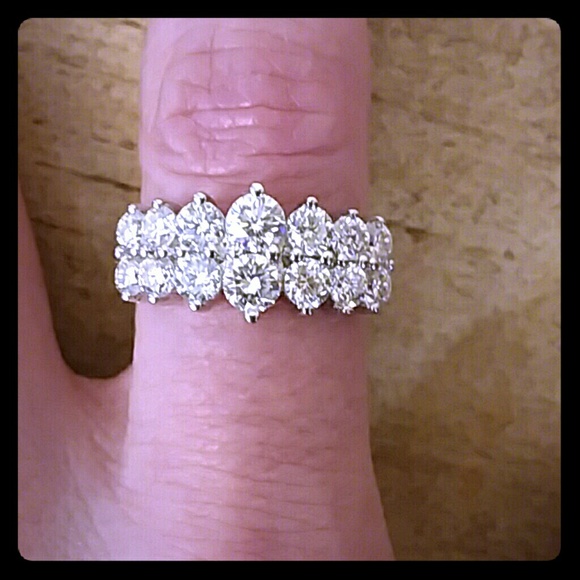 Moissanite Fire | Jewelry | Moissanite Anniversary Ring | Poshmark